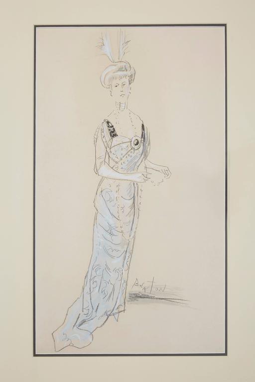 Cecil Beaton - Costume Design for Mrs. Higgins For Sale at 1stDibs