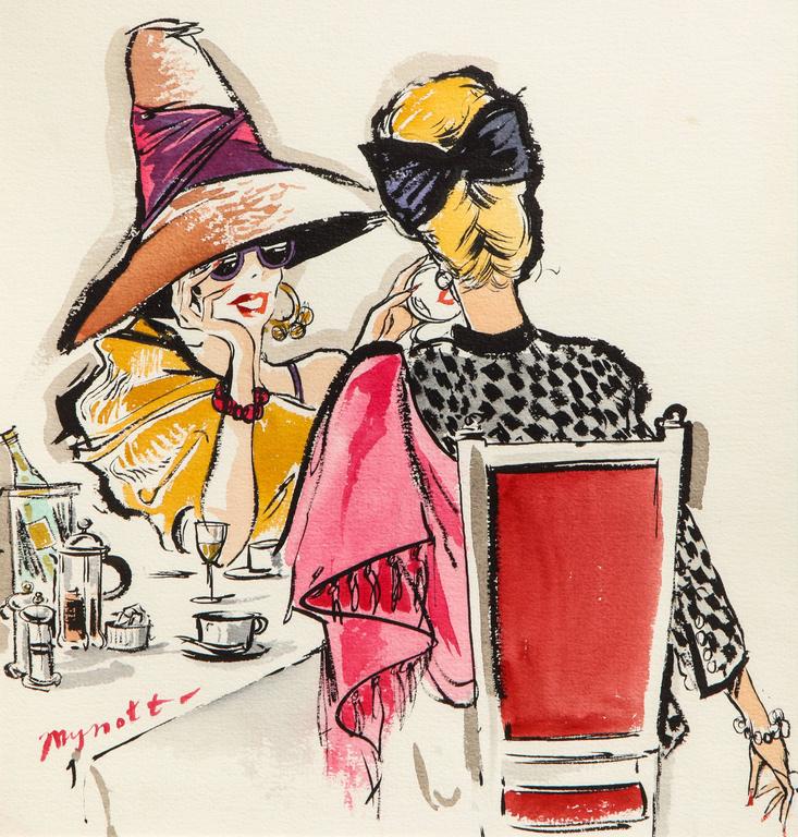 Lawrence Mynott - Lunching Ladies For Sale at 1stDibs