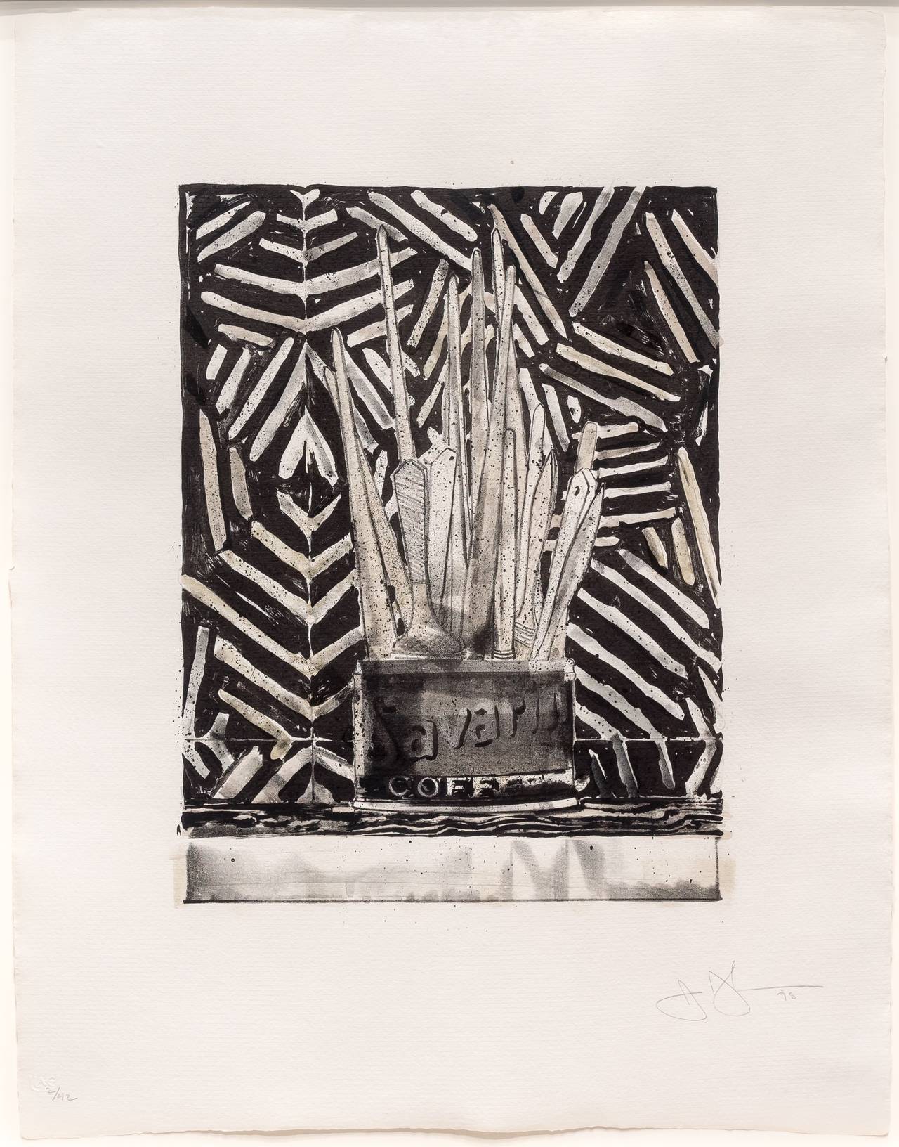 Jasper Johns - Savarin 5 (Corpse and Mirror) at 1stDibs