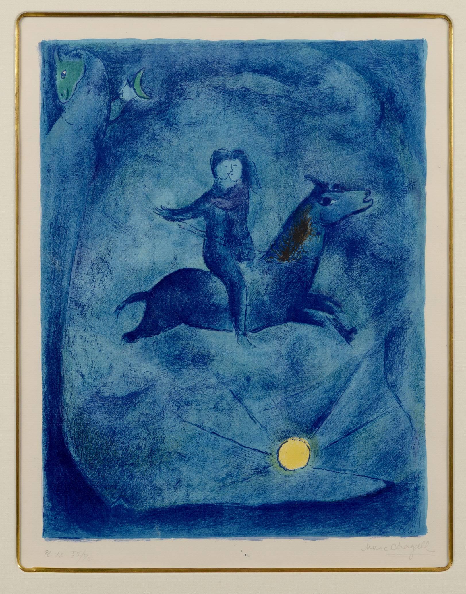 Marc Chagall - Mounting the Ebony Horse at 1stDibs