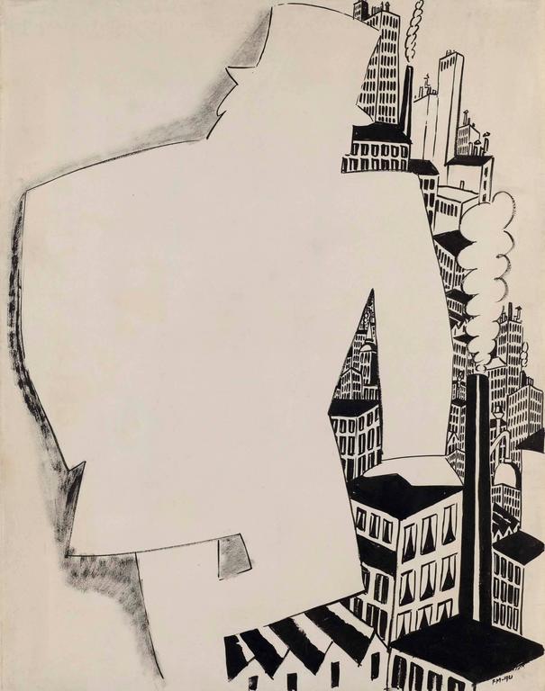 Trevor Bell - Image with many movements For Sale at 1stDibs