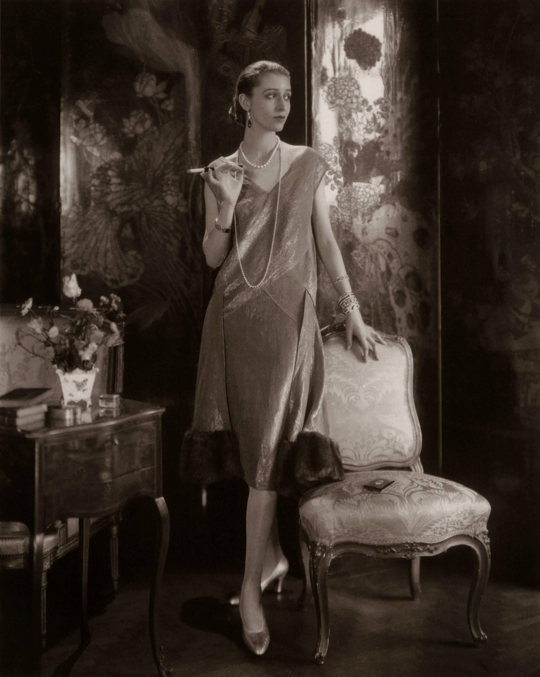 Edward Steichen - Marion Morehouse in a Chanel Gown For Sale at 1stDibs