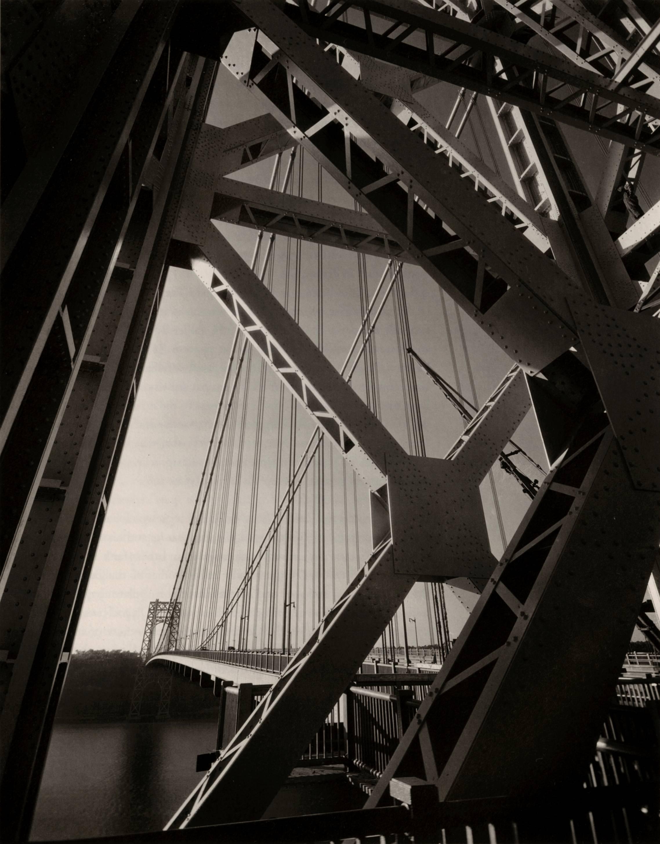 Edward Steichen - Steel-work of the George Washington Bridge at 1stDibs ...