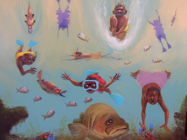 Jacob Stengle - 'The 9 Footer' by Indigenous Australian artist Jacob ...