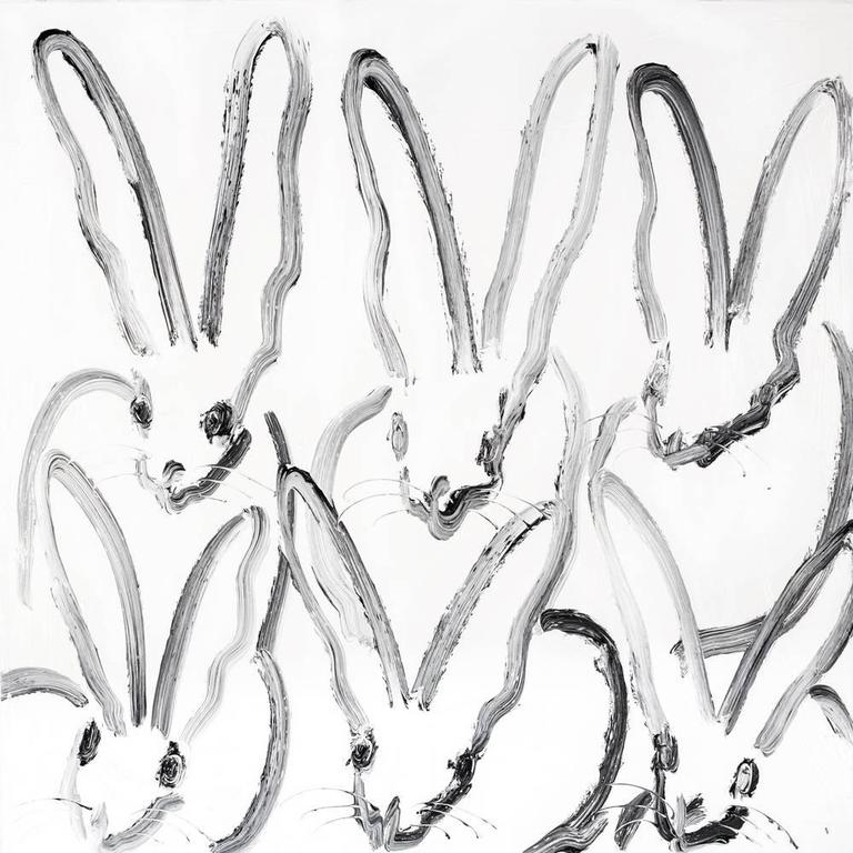 Hunt Slonem - Untitled Bunnies (CRK02655) by Hunt Slonem For Sale at ...