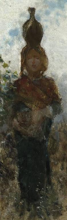 Francesco Paolo Michetti - Going to market. Michetti, 19th Century ...