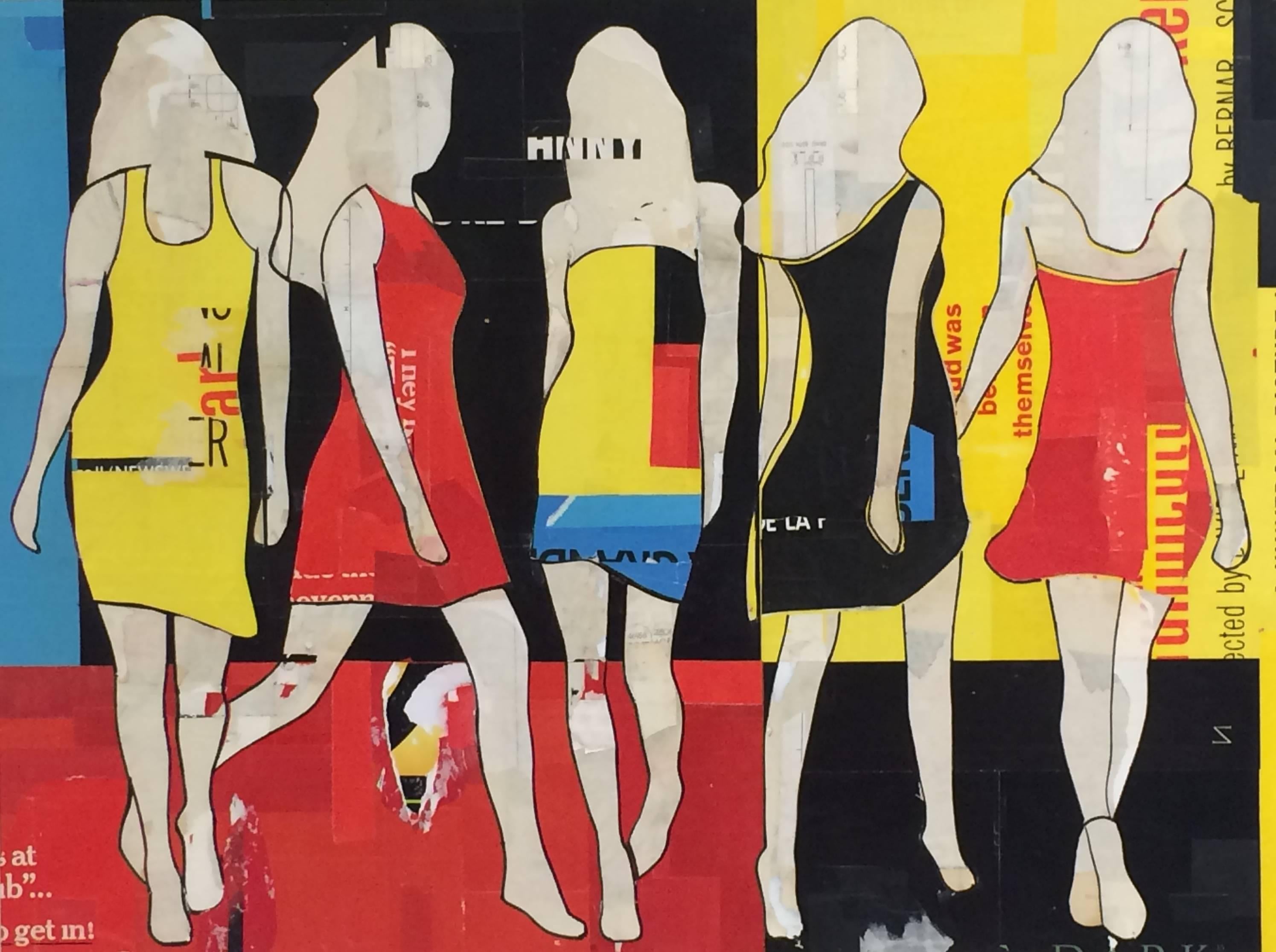 Jane Maxwell - Color Block Girls For Sale at 1stDibs