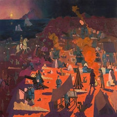 Aaron Zulpo - Kit Carson and Waanibe Singing Grass, Painting For Sale ...