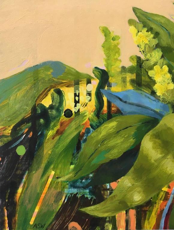 Anne Sargent Walker - "Goldfinch with Mullein", acrylic, oil painting ...