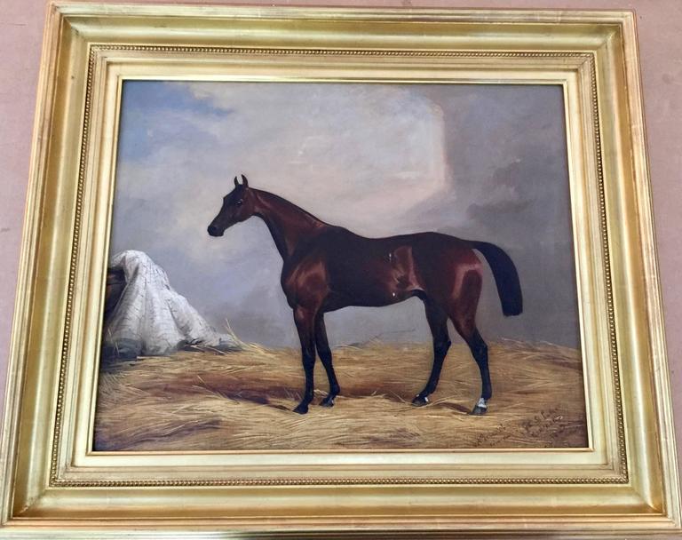 Charles Hancock - Nutwith, St Leger Winner 1843, English horse in a ...