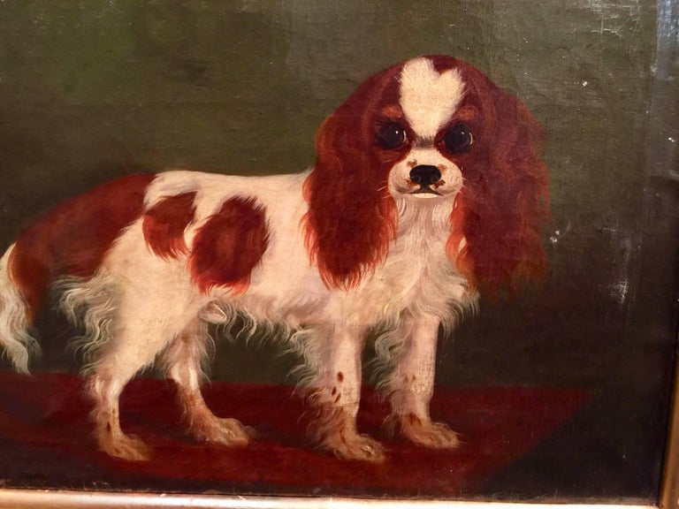Unknown - Wonderful English 19th century Folk Art King Charles Cavalier ...