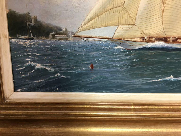 Shane Michael Couch - English Yachting scene, off of Cowes at 1stDibs