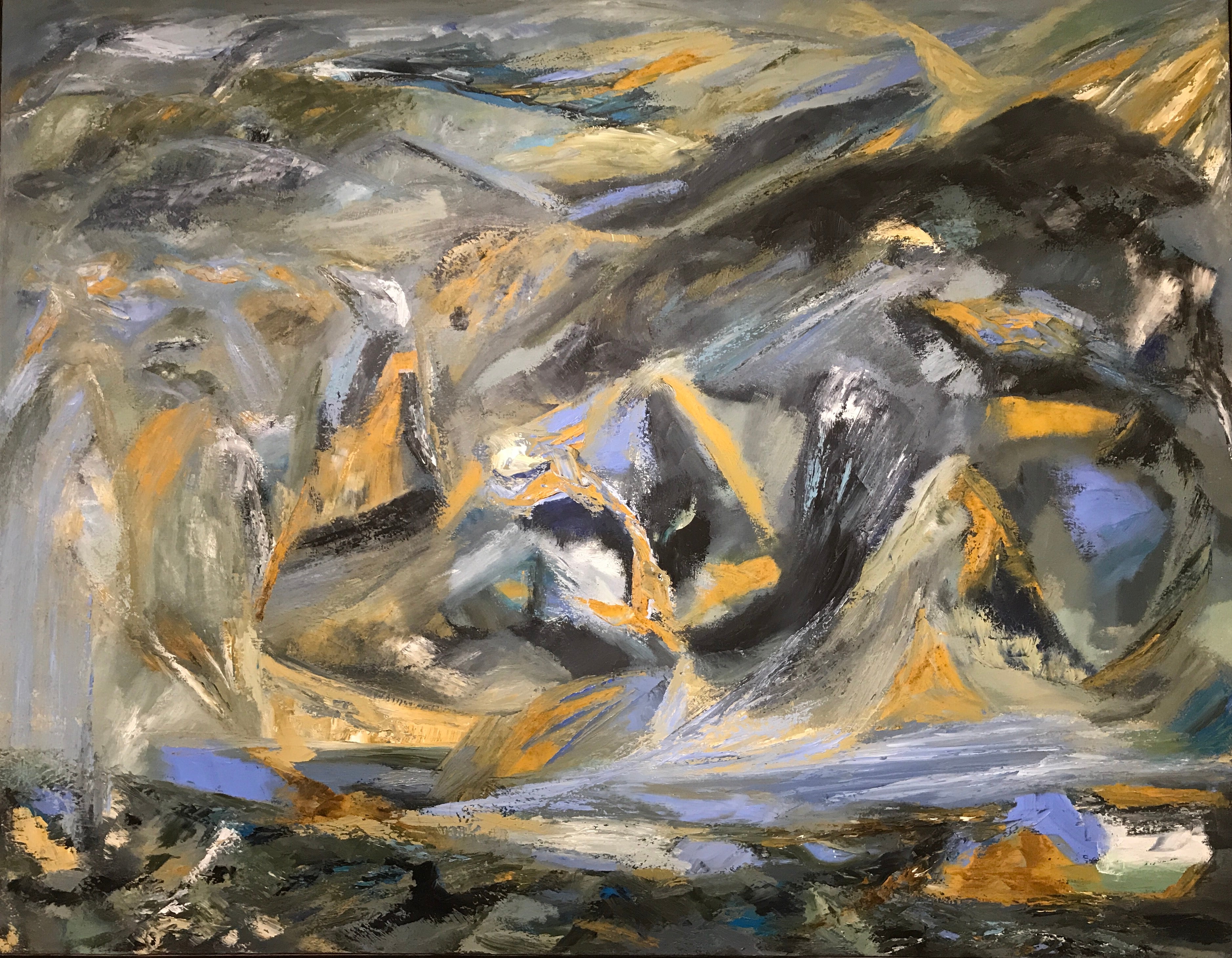Isaiah Gerard Calleja - Superb Original British Expressionist Abstract ...