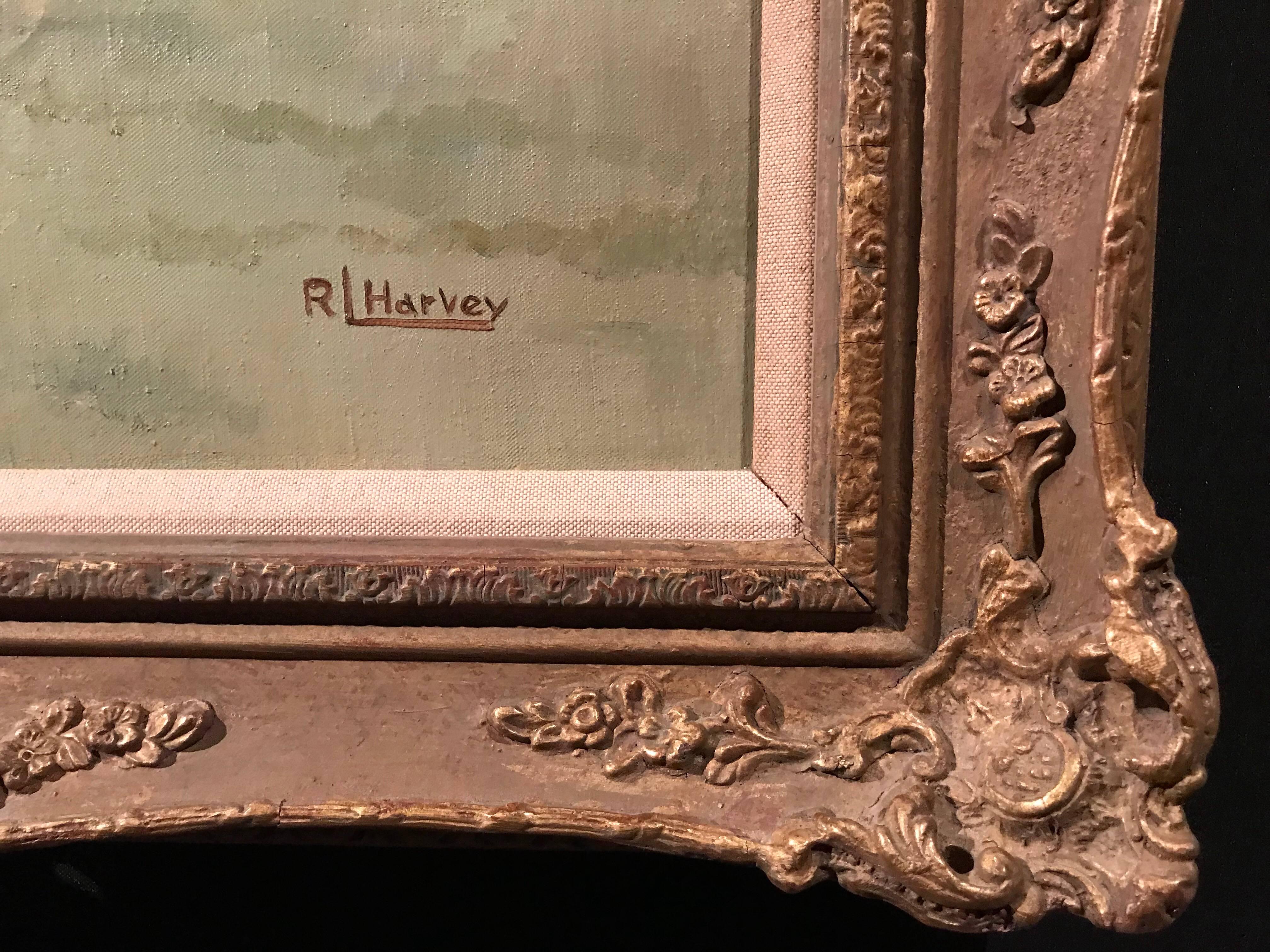 Reginald Llewellyn Harvey - The Hunt - very large British painting at ...