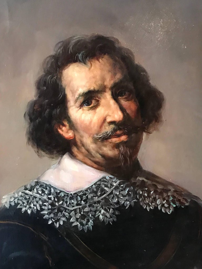 Unknown - Portrait of a 17th Century Dutch Golden Age Gentleman at 1stDibs