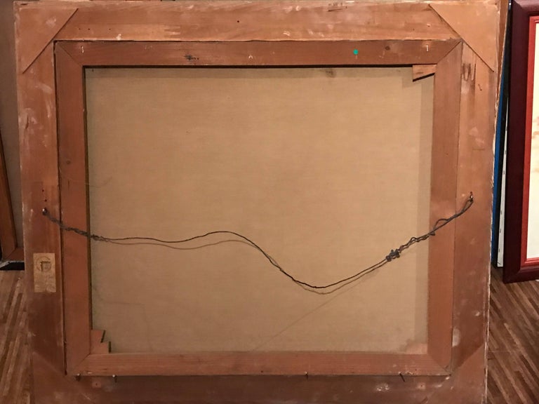 Hans Fenger - A Quiet Smoke, antique German oil painting at 1stDibs