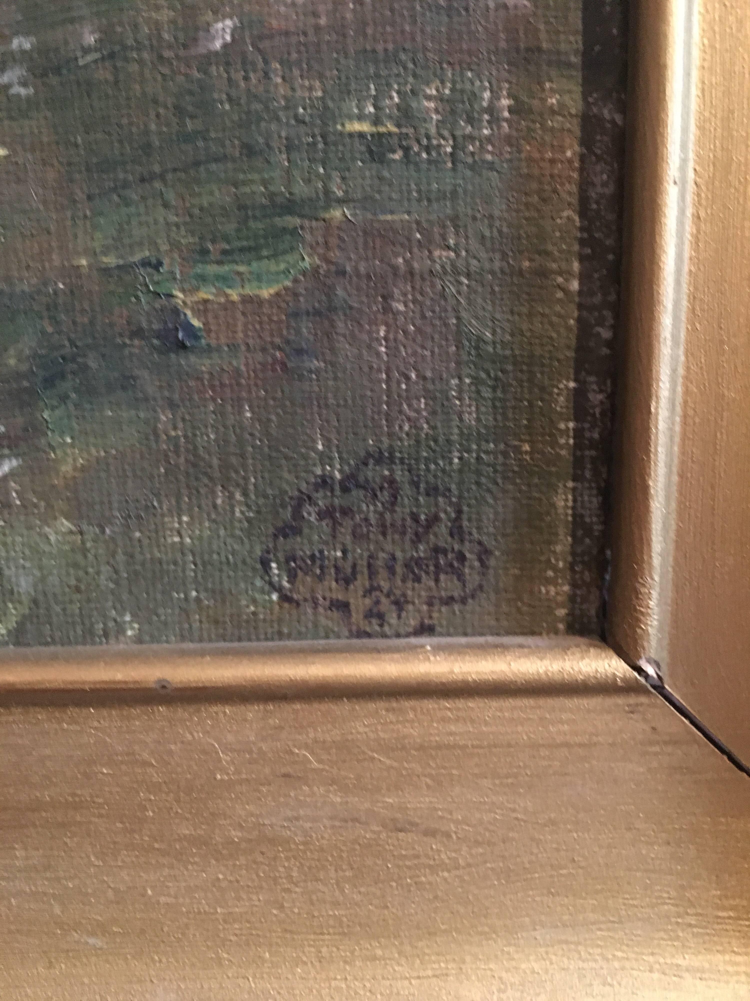 Tony Muller - 1920s Dalsgaard Skov, Signed Impressionist - Danish Oil ...