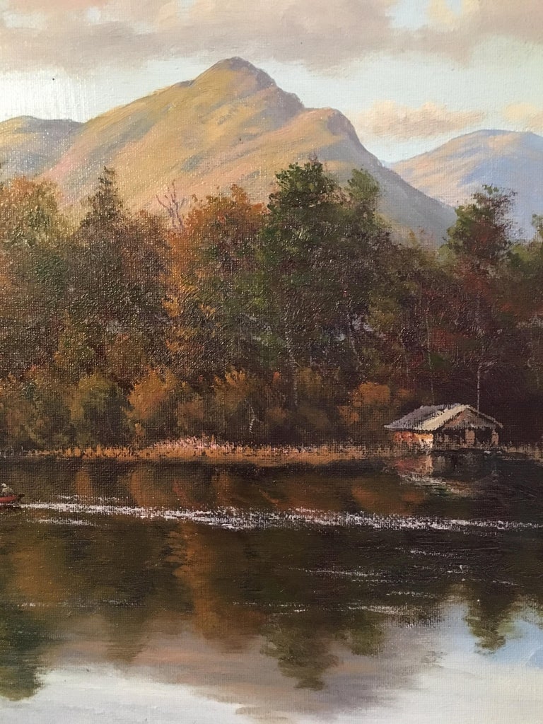 Peter McKay - Reflection on the Water, Large Fine Impressionist ...