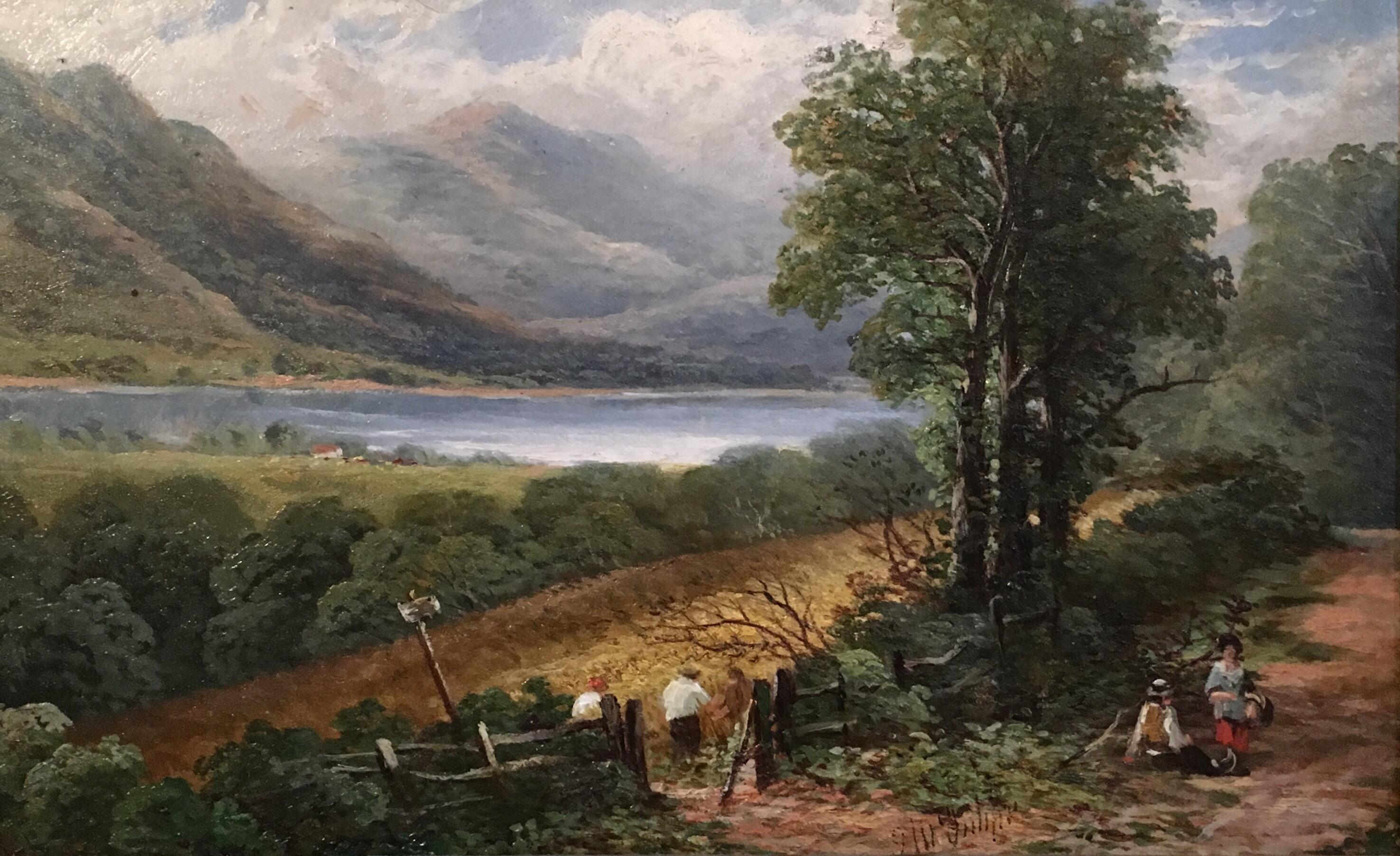 Joseph Wrightson McIntyre - Antique Scottish Landscape, Circa 1800s ...