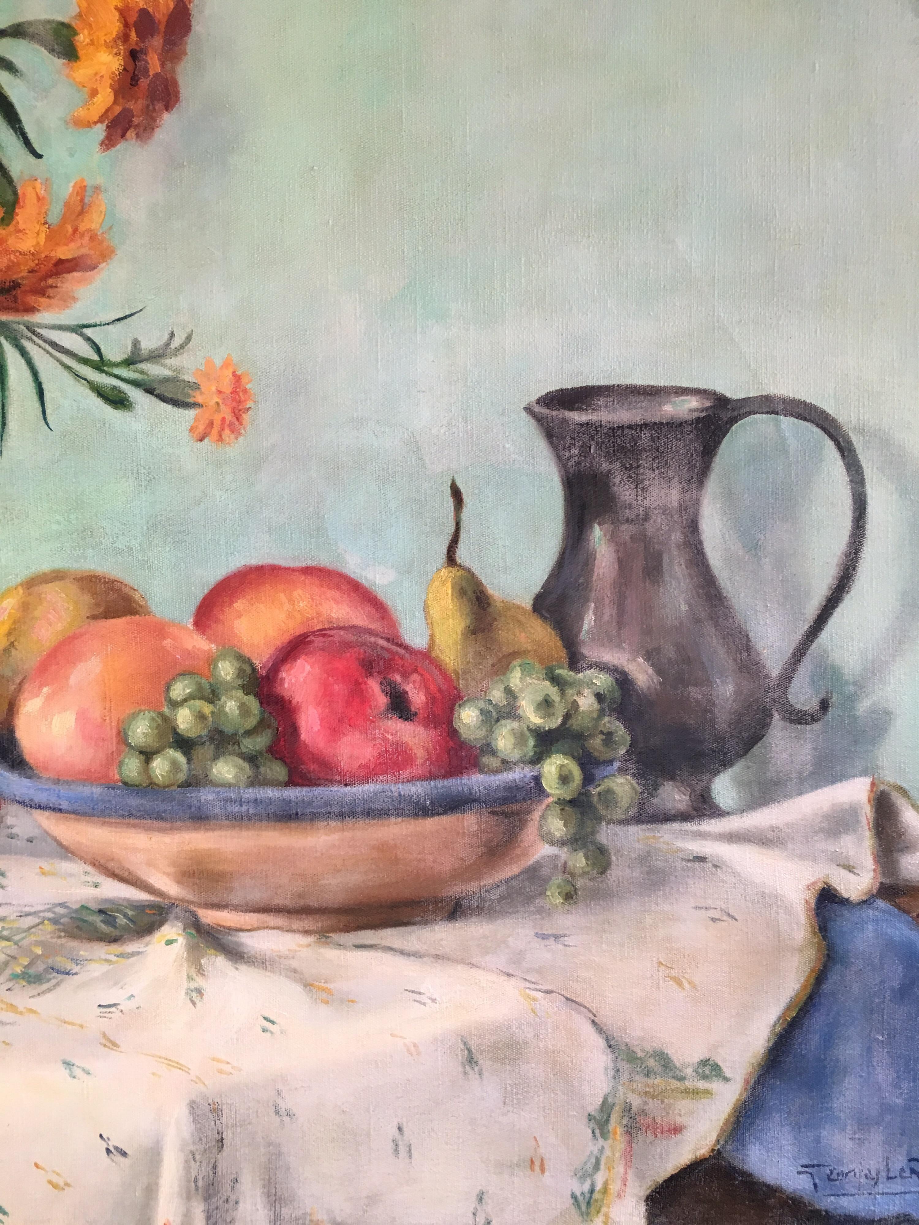Georges le Roy - Still Life, Impressionist Oil, French Signed Original ...
