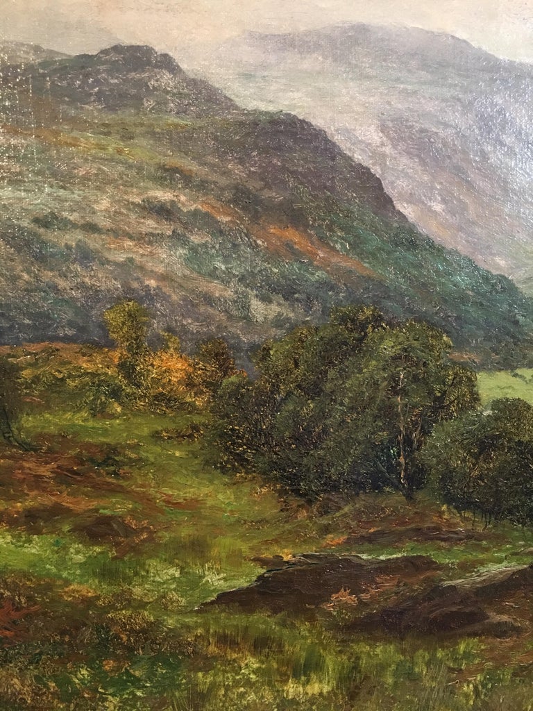 Victorian British - Cloudy Mountains, Victorian Landscape, Green ...