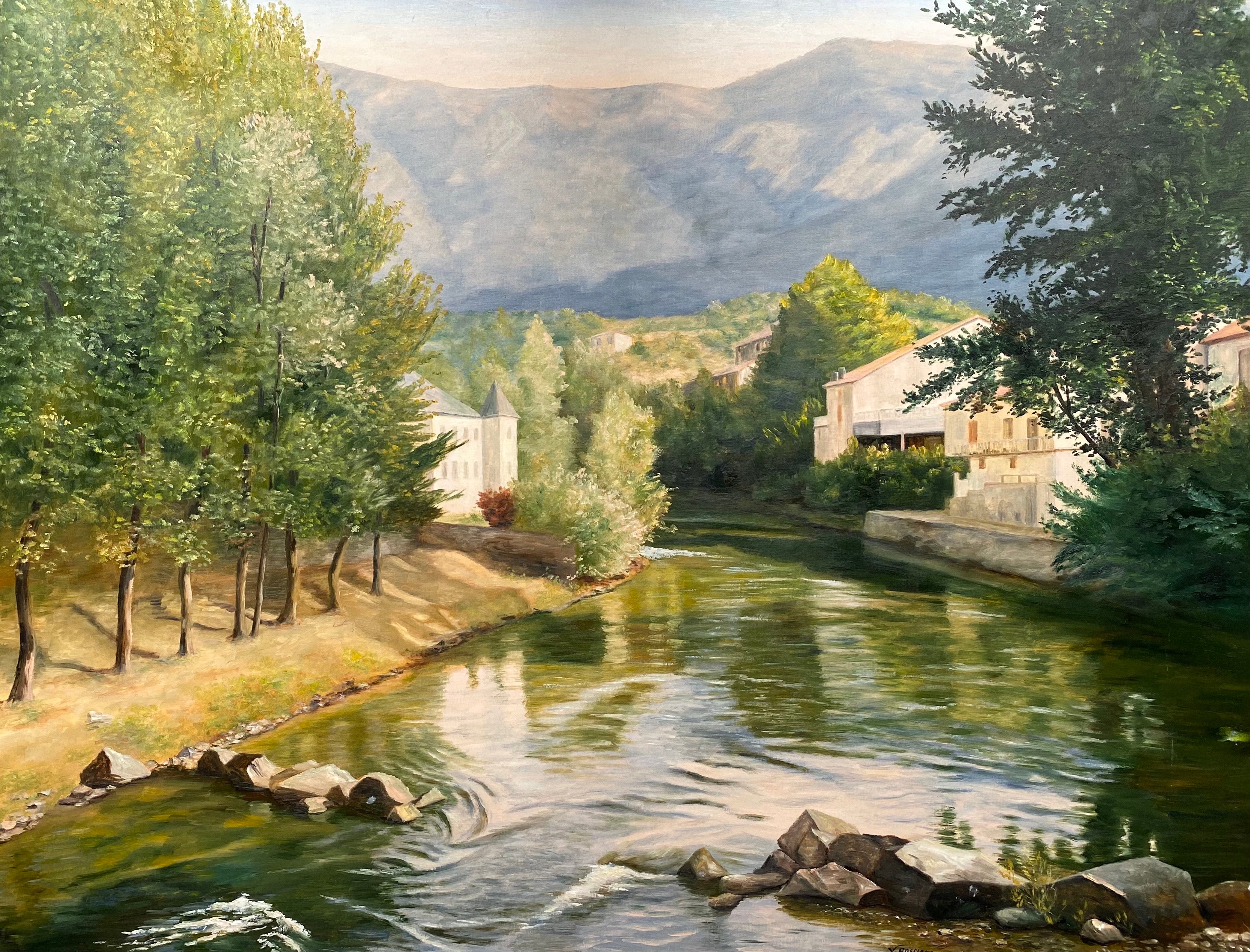 Yvette Bossiere - Large 20th Century French Impressionist Tranquil ...