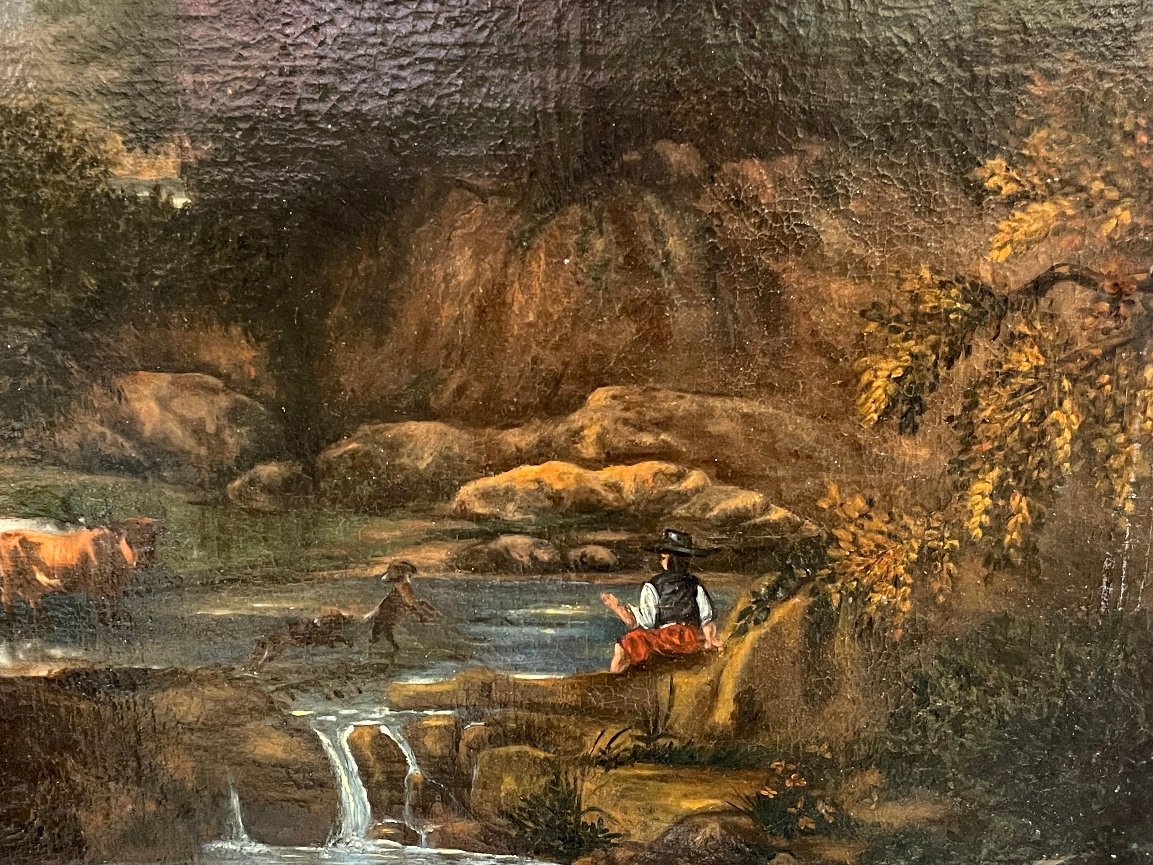 Italian Old Master - Huge 18th Century Italian Old Master Oil Painting ...