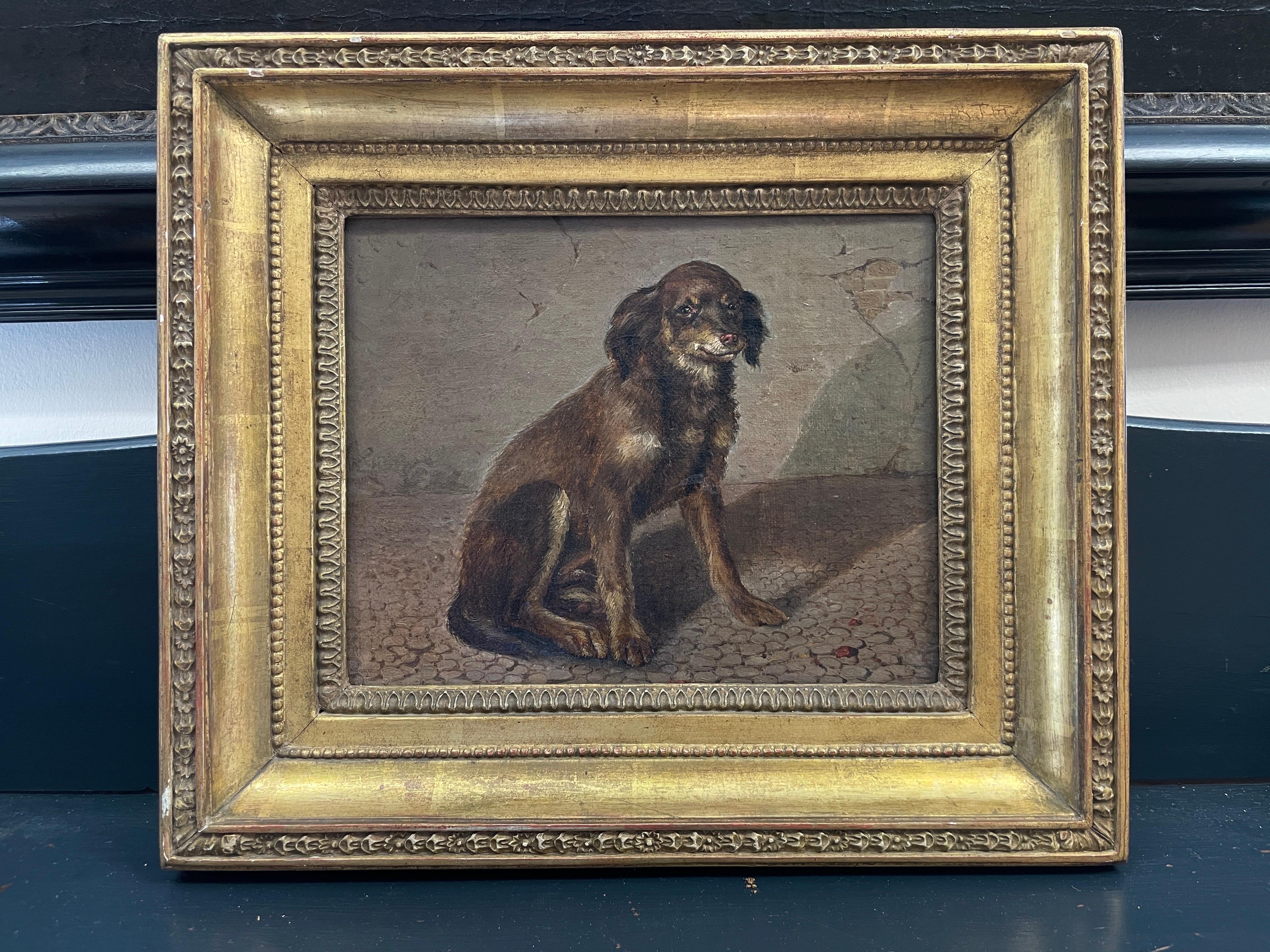 1800's French - Early 19th Century French Dog Painting - Characterful ...