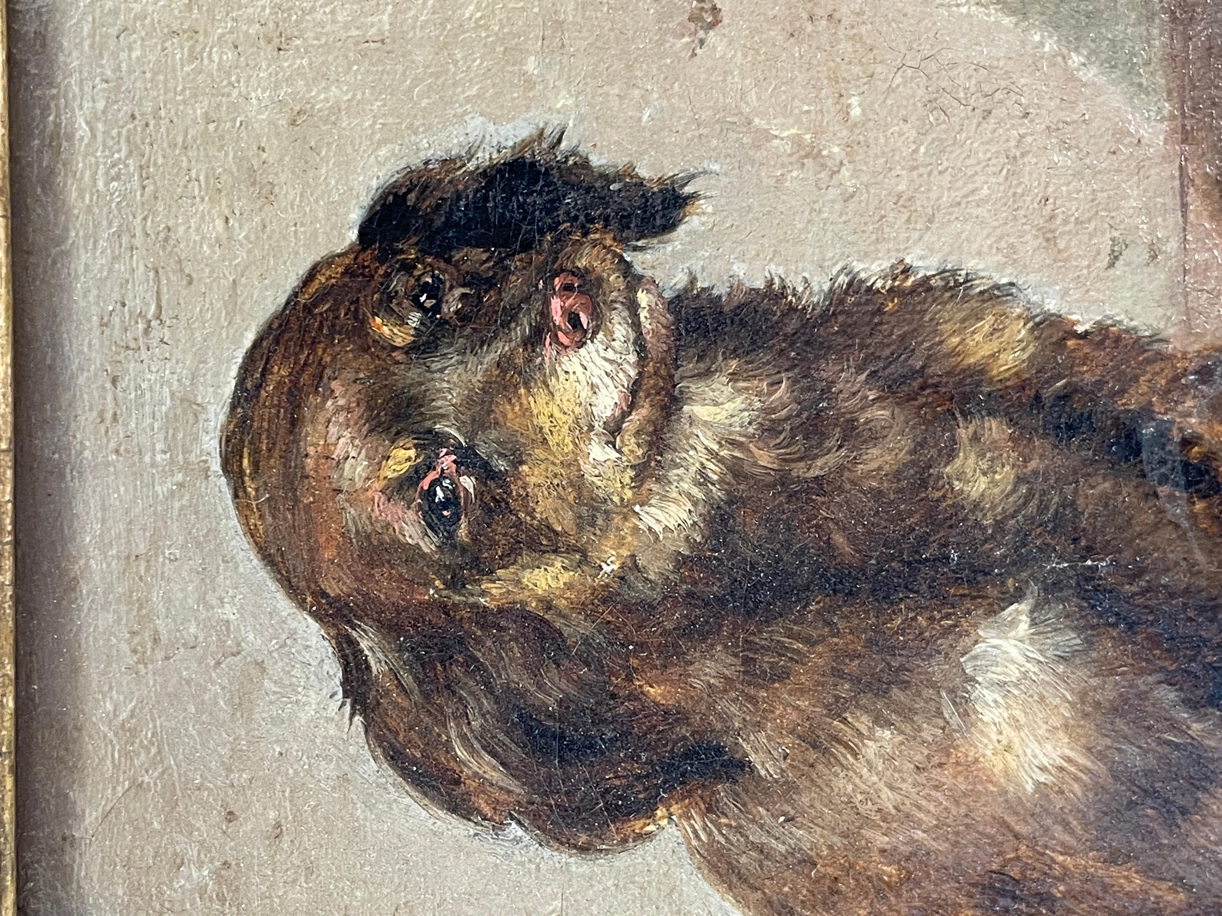 1800's French - Early 19th Century French Dog Painting - Characterful ...