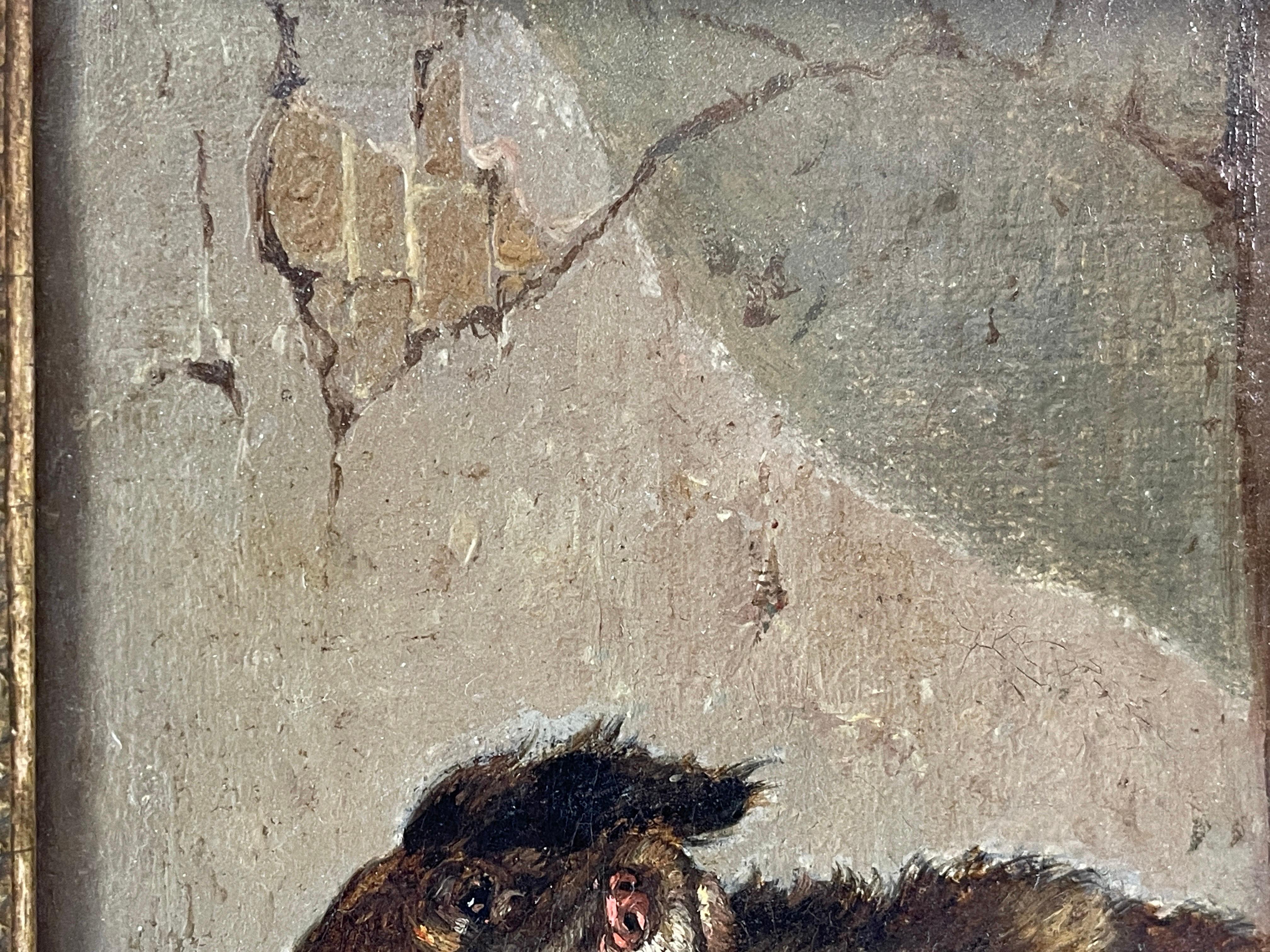 1800's French - Early 19th Century French Dog Painting - Characterful ...