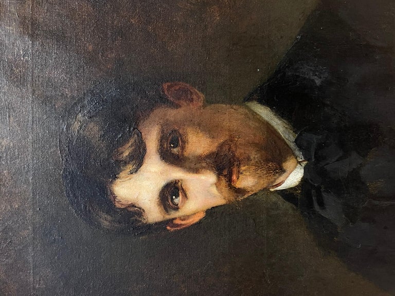 Valadon - Antique French Impressionist Signed Oil Painting Portrait of ...