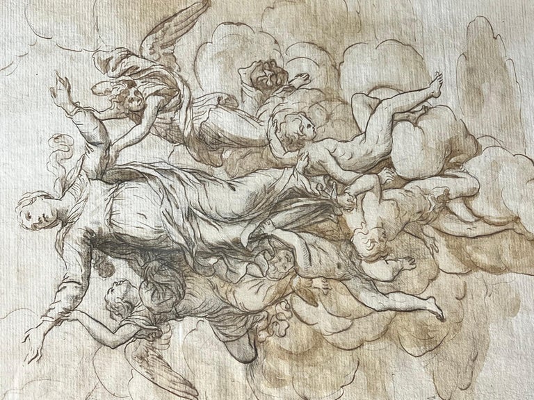 18th Century Italian School - The Assumption Of The Virgin Mary Old ...