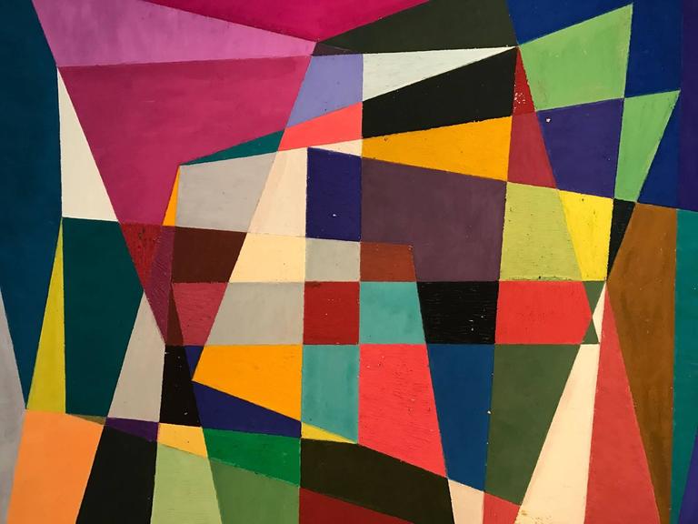 Douglas Herbert Courtenay Auburn - Geometric Abstract Original Painting ...