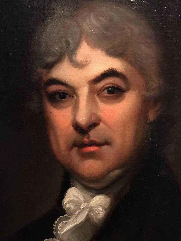 Unknown - 1820's English Portrait of a Gentleman - Large Antique Oil ...
