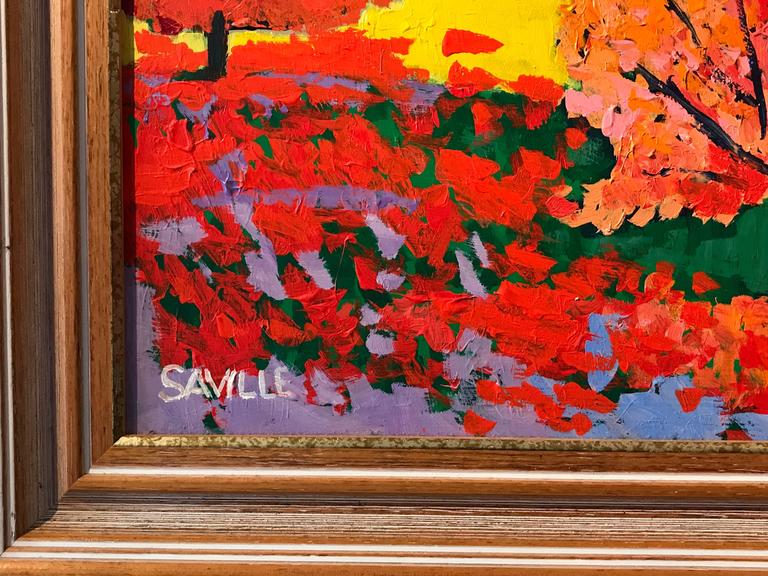 Michael Saville - Luberon Valley Original Impressionist Painting at 1stdibs