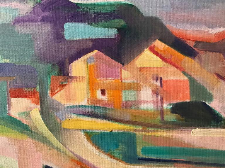 Raymonde Heudebert - French Fauvist Oil Painting Provencal Landscape ...