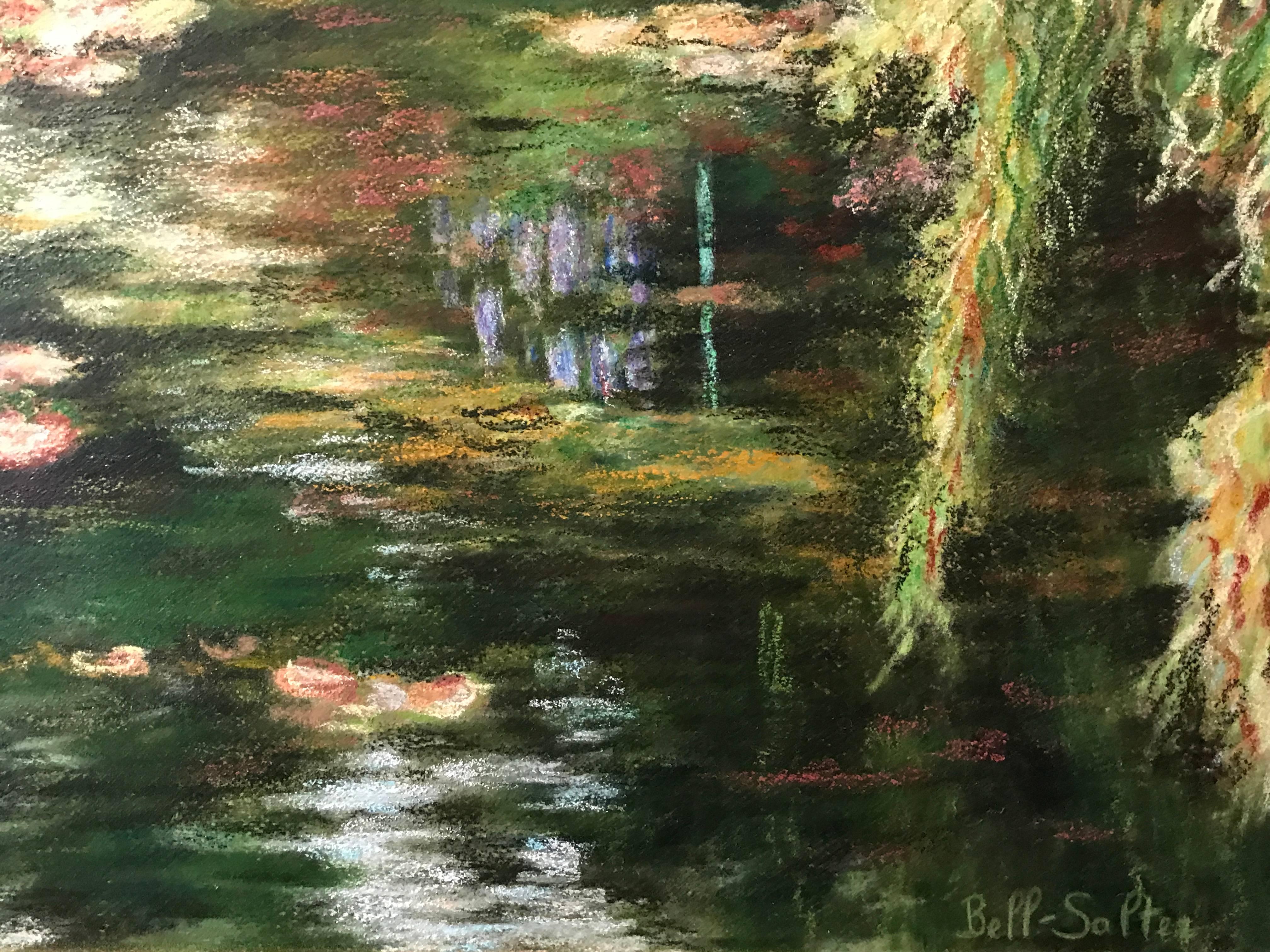 Maria Bell-Salter - Monet's Waterlily Pond at Giverny 'L'ete a Giverny ...