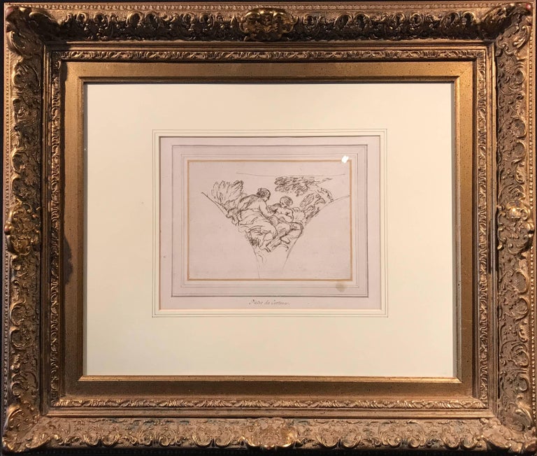 Pietro da Cortona - 17th Century Italian Baroque Old Master Ink Drawing ...