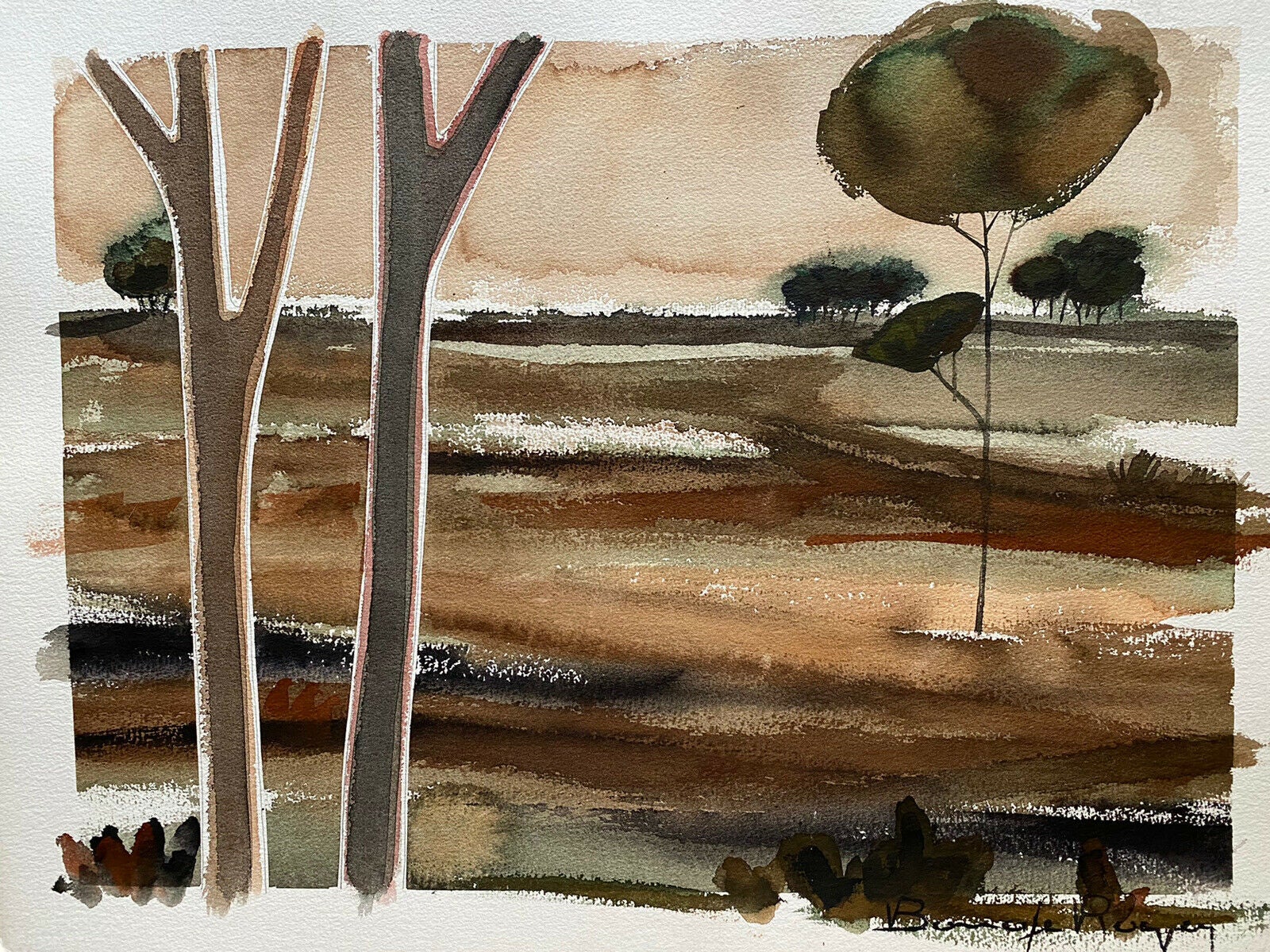 Roger Bonafe - ROGER BONAFE (B.1932) ORIGINAL PAINTING FRENCH MODERNIST ...