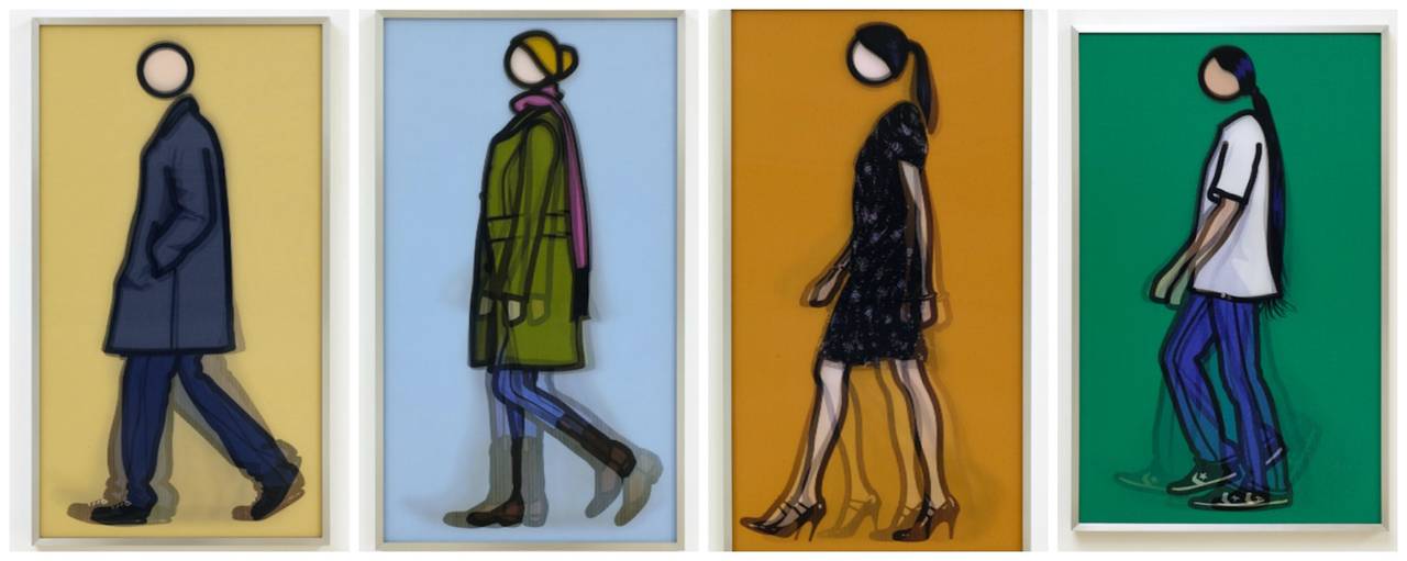 Julian Opie Walking - 10 For Sale on 1stDibs