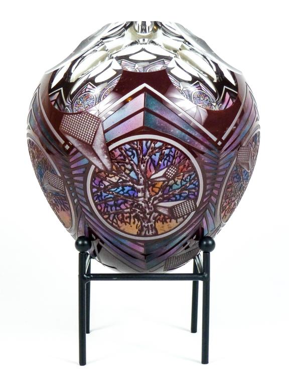 David Schwarz - Tree in Red For Sale at 1stDibs