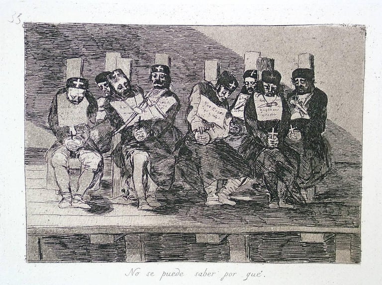 Francisco Goya - One Can't Tell Why - Proof from the Disasters of War ...