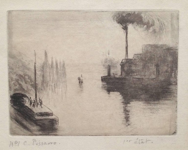 Camille Pissarro - L’île Lacroix, à Rouen For Sale at 1stDibs