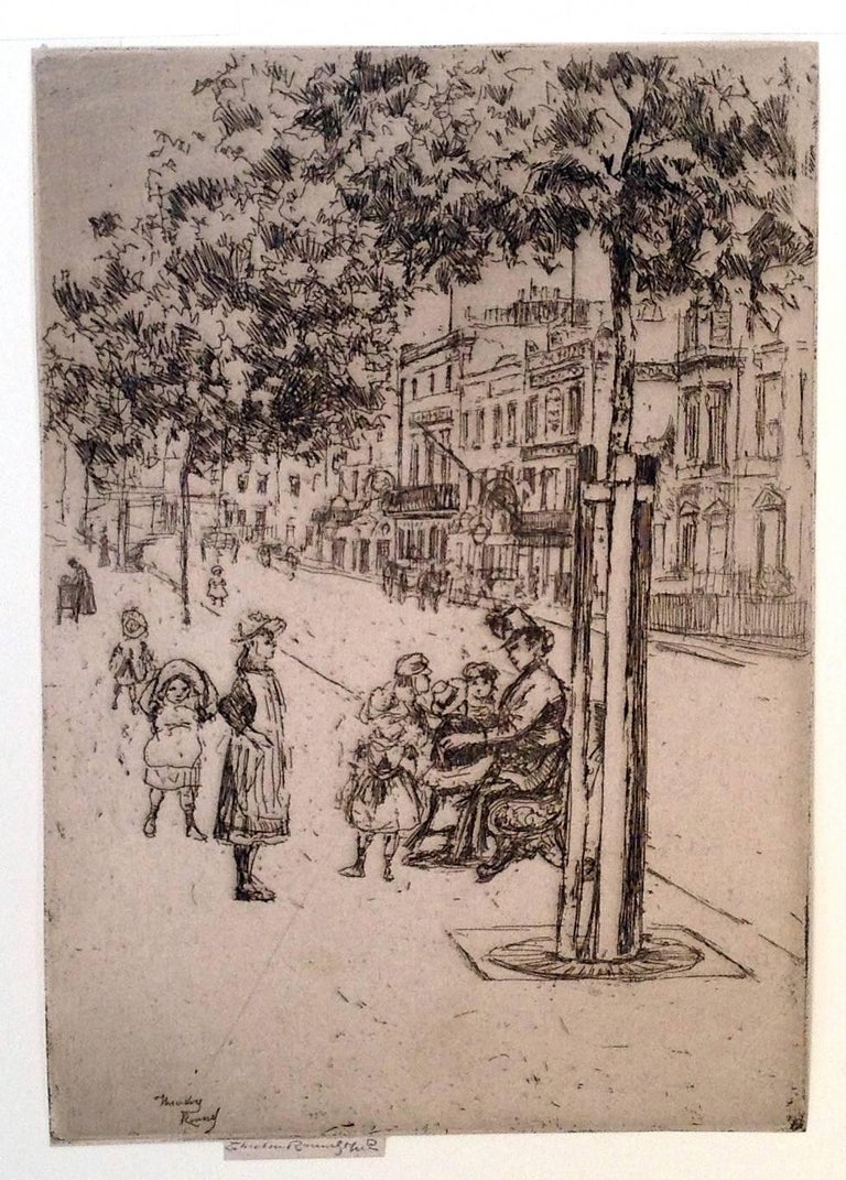 Theodore Casimir Roussel - Chelsea Children, Chelsea Embankment For ...