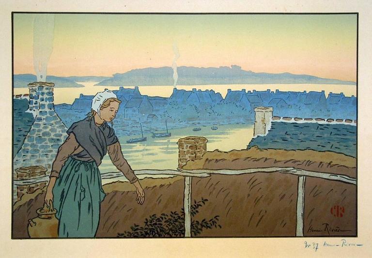 Henri Riviere - Loguivy le Soir (Loguivy at Evening), Print For Sale at ...