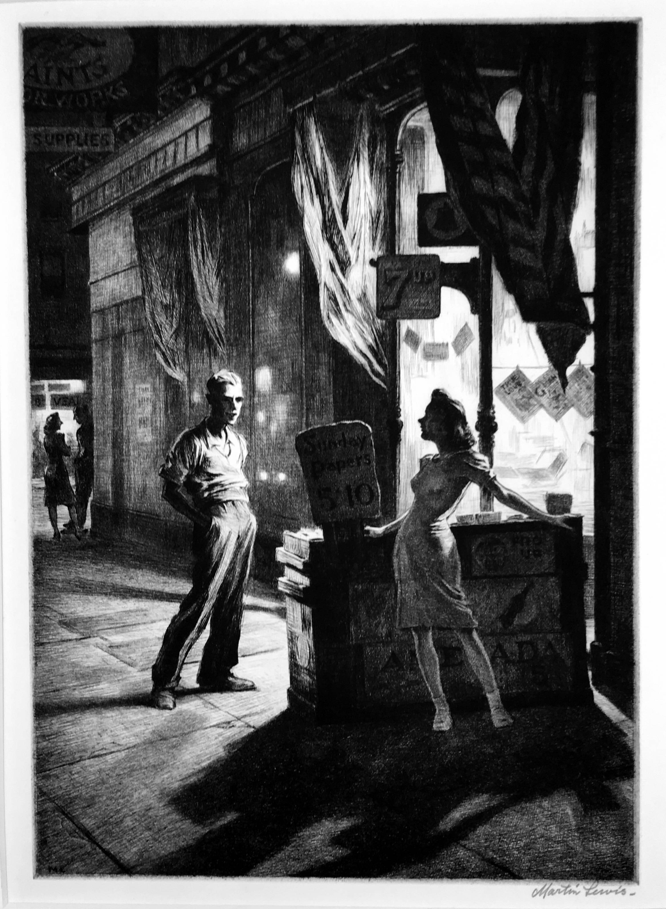 Martin Lewis - Chance Meeting For Sale at 1stDibs | martin lewis body