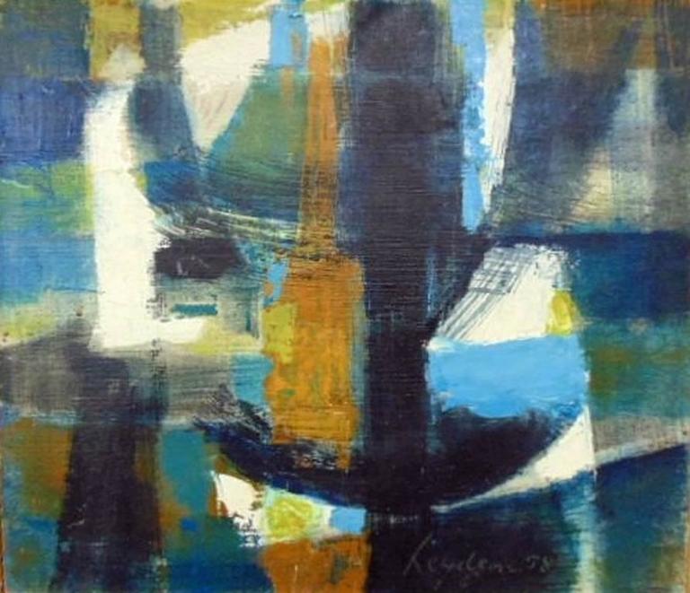 Ernst Van Leyden - L'Aube (Dawn) abstract composition For Sale at 1stDibs