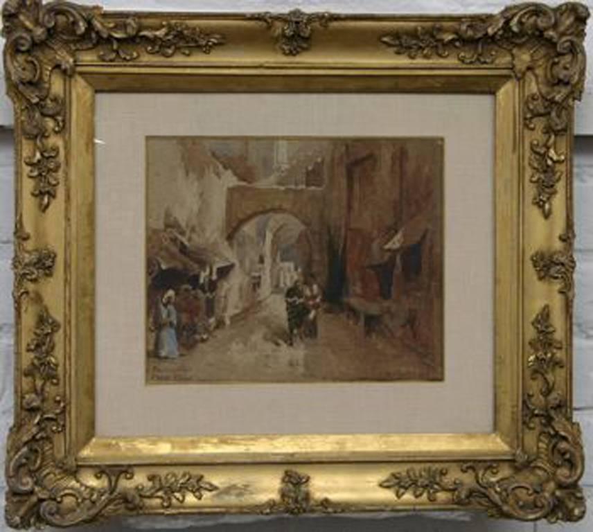 Eugene Berman - Leptis Magnus: Columns of the Theatre and Statues For ...