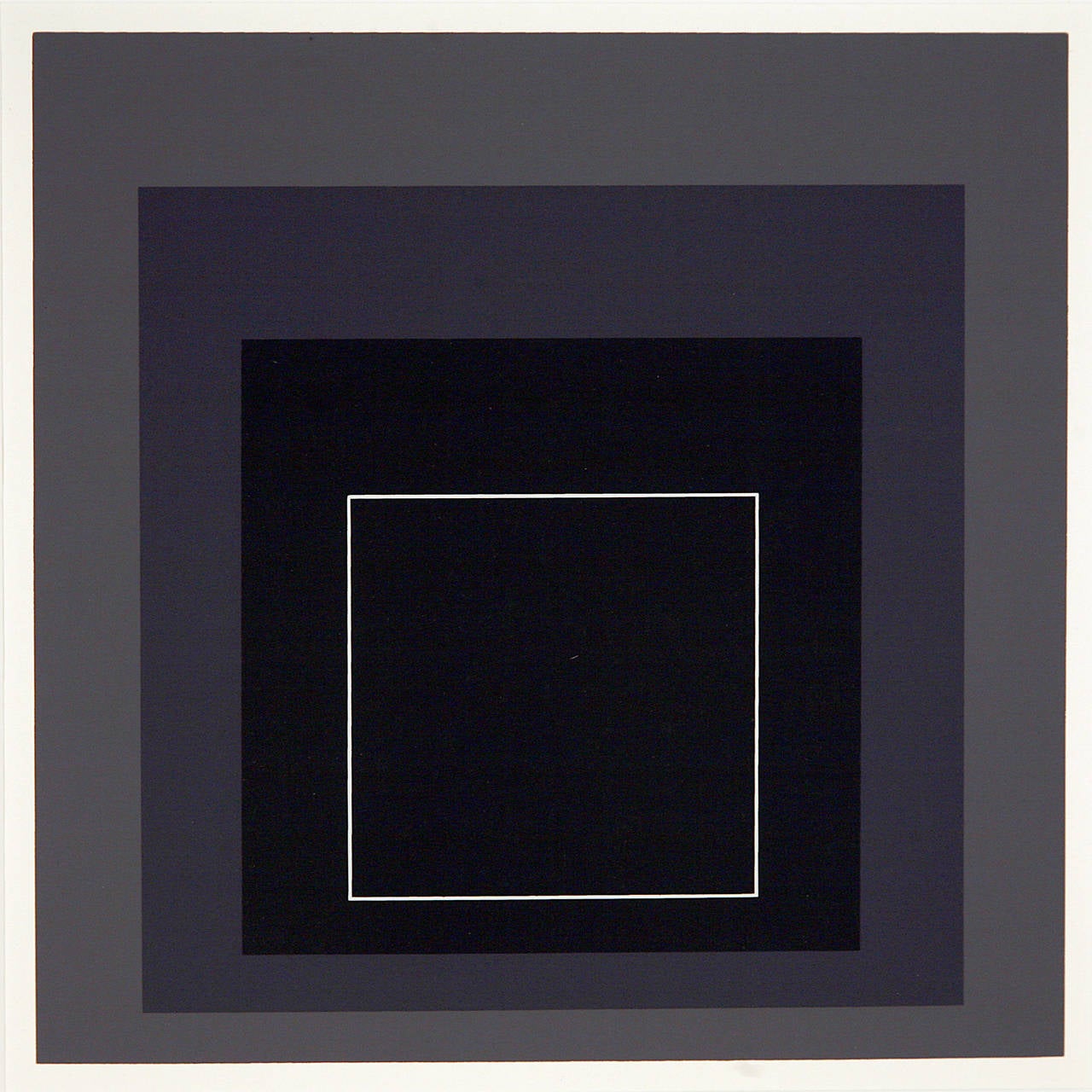 Josef Albers - Josef Albers, “White Line Squares” at 1stDibs