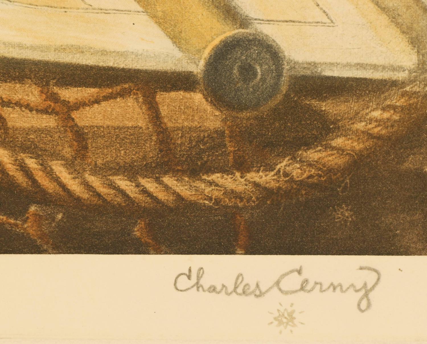 Charles Cerny - Maritime Still Life with Globe For Sale at 1stdibs